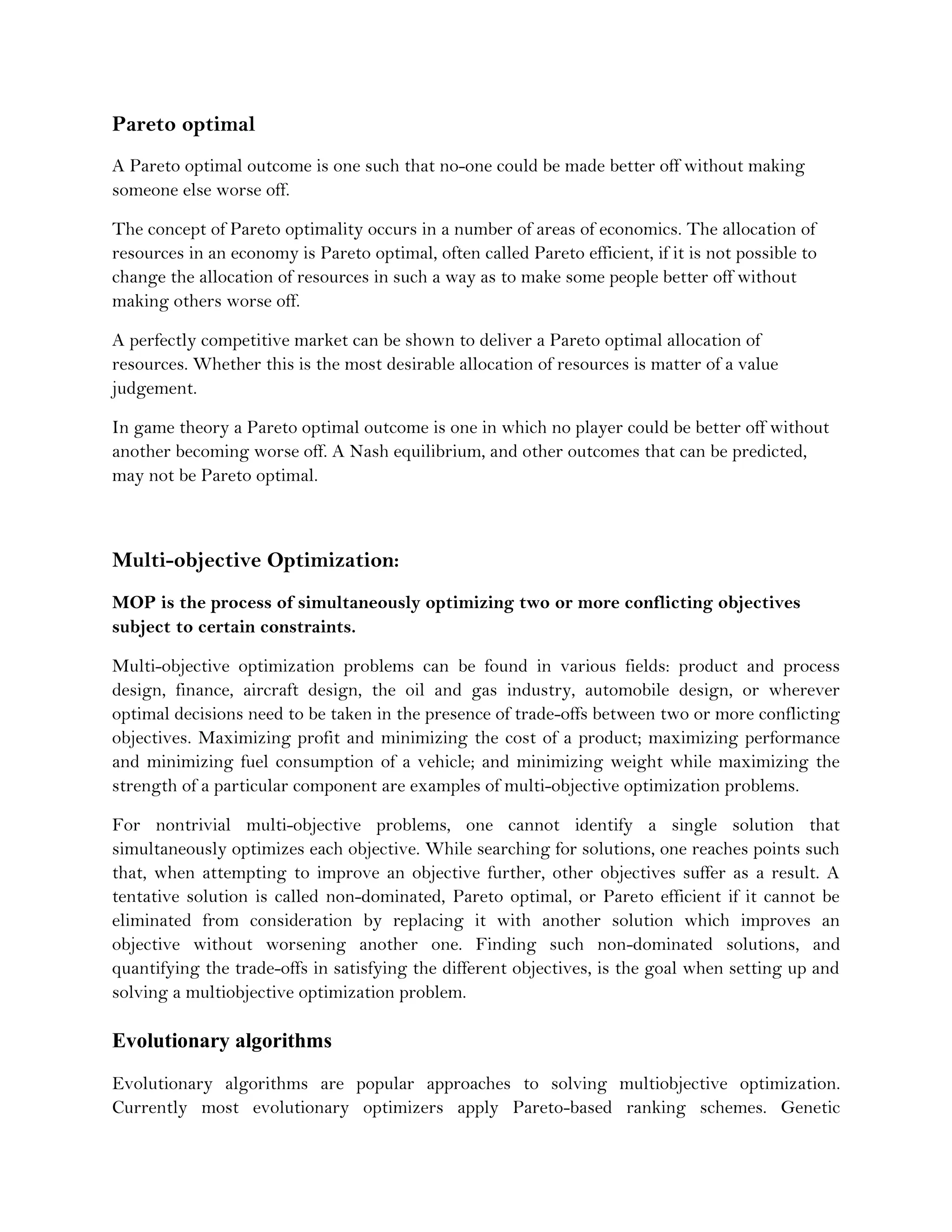 Pareto optimal | DOCX