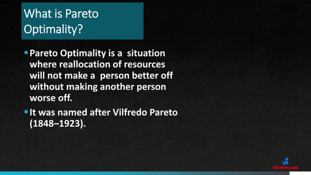 Pareto Optimality | Efficiency and Market Failure in A Level Economics ...