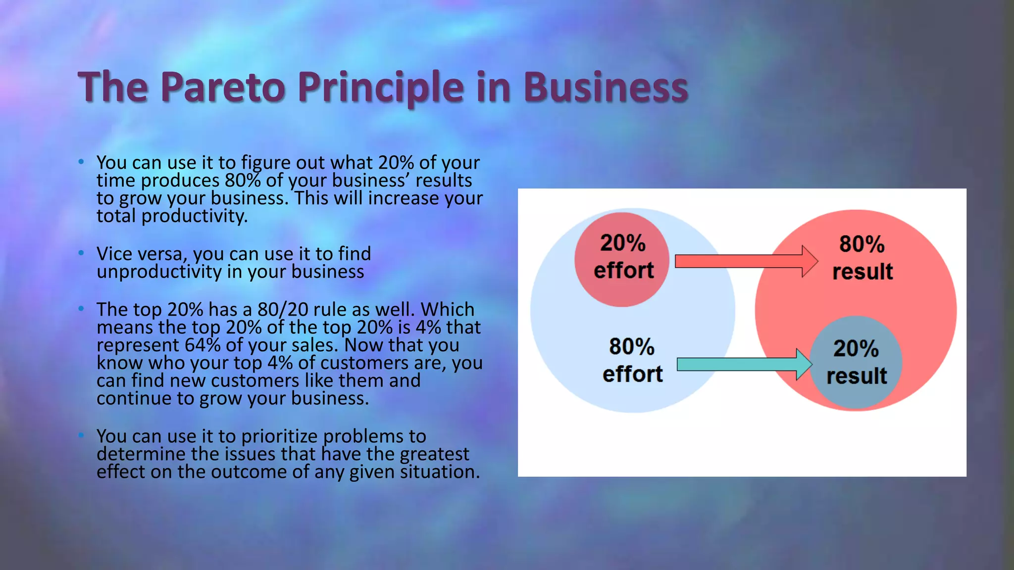 Pareto principle project 2 | PPTX