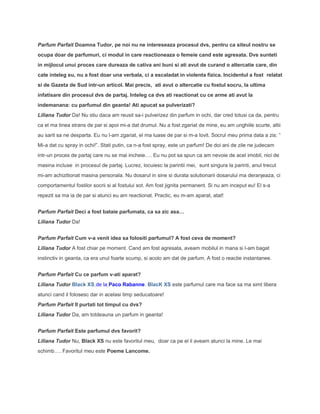 Parfumul ca arma femeia care s-a aparat cu un parfum | DOC