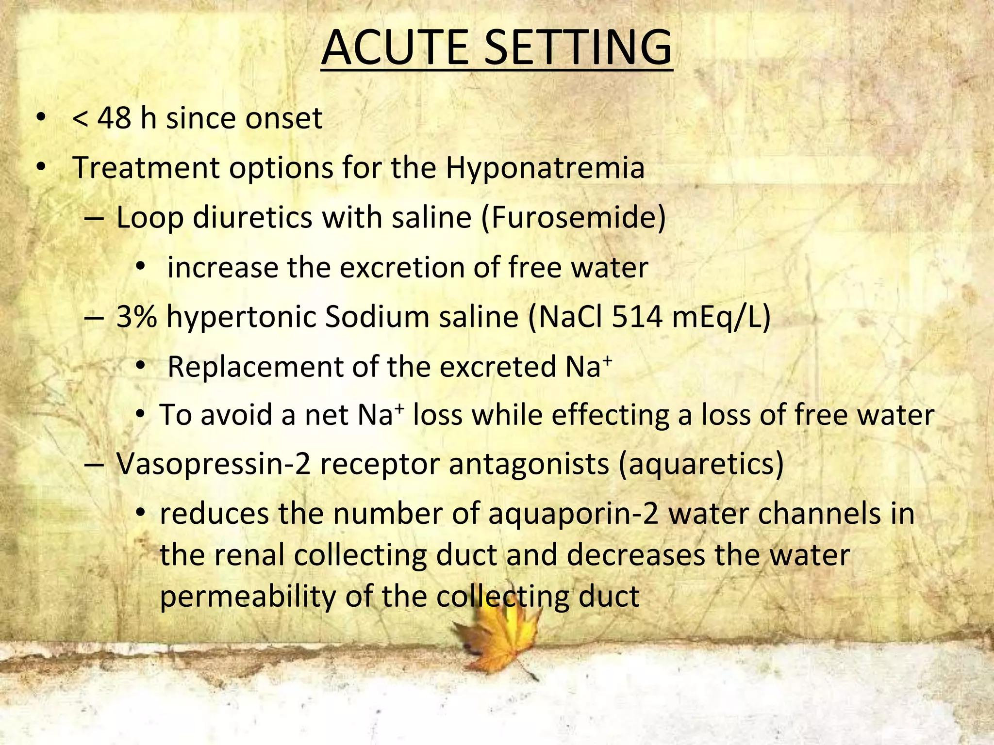Parhon Syndrome/SIADH | PPT