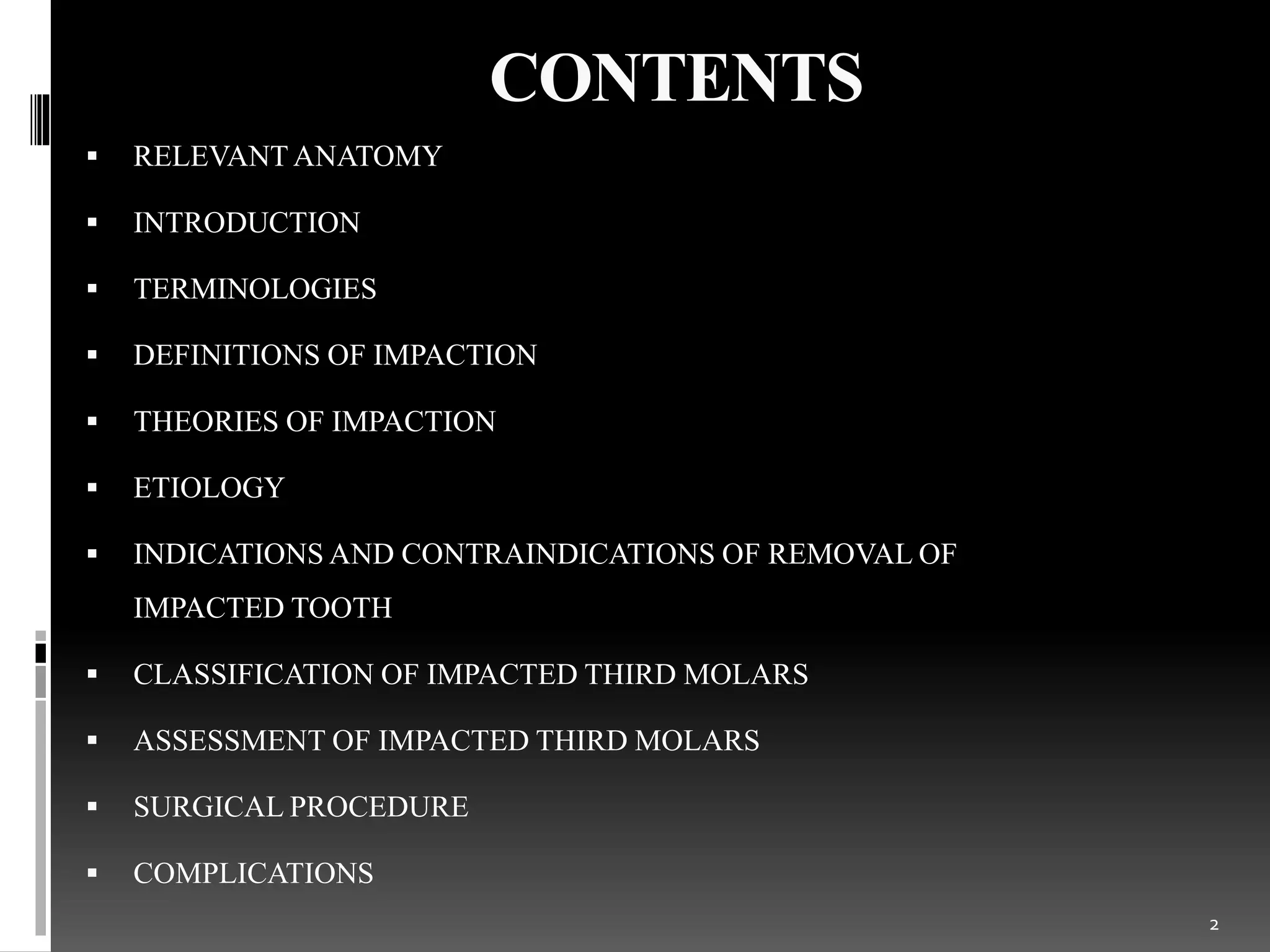 SURGICAL EXTRACTION OF MANDIBULAR THIRD MOLAR | PPTX