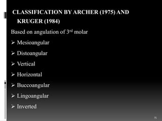 SURGICAL EXTRACTION OF MANDIBULAR THIRD MOLAR | PPTX