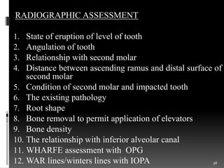 SURGICAL EXTRACTION OF MANDIBULAR THIRD MOLAR | PPTX
