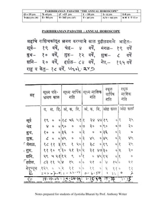 Paribhraman padathi a unique system of prediction | PDF
