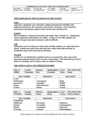Paribhraman padathi a unique system of prediction | PDF