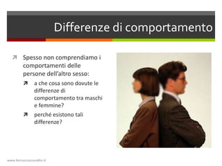 Differenze di genere ed evoluzione | PPTX