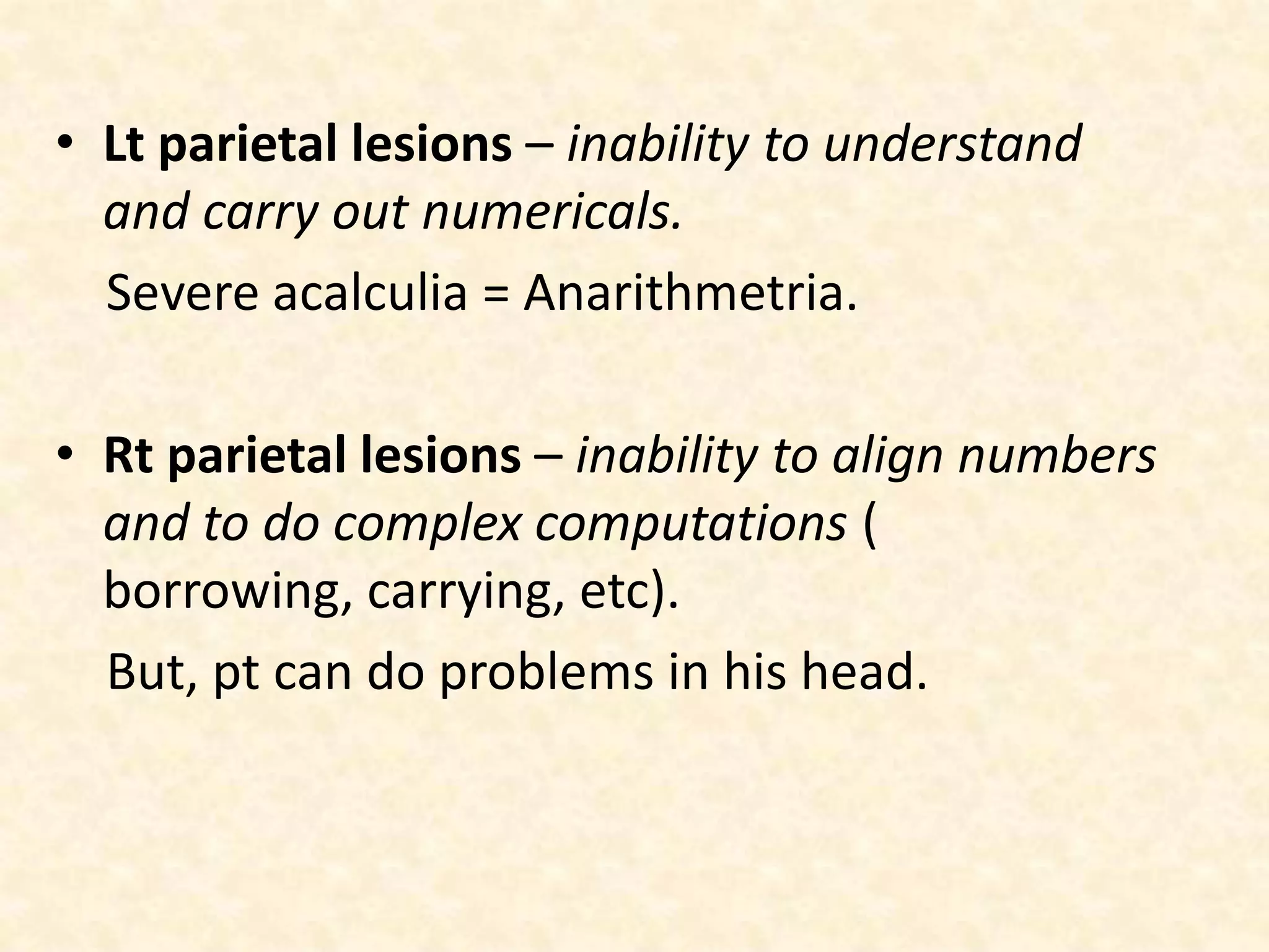 Parietal lobe and its functions | PPTX