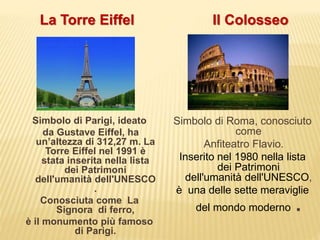 Parigi e-roma | PPTX