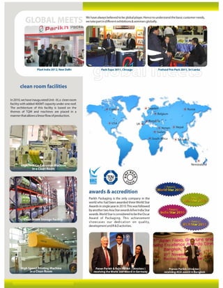 Parikh Packaging Private Ltd., Gujarat, Transparent Retort Pouches | PDF