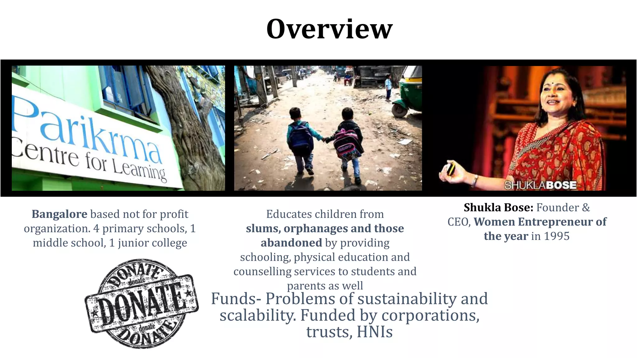 Parikrma Humanity Foundation - An organizational study | PPT