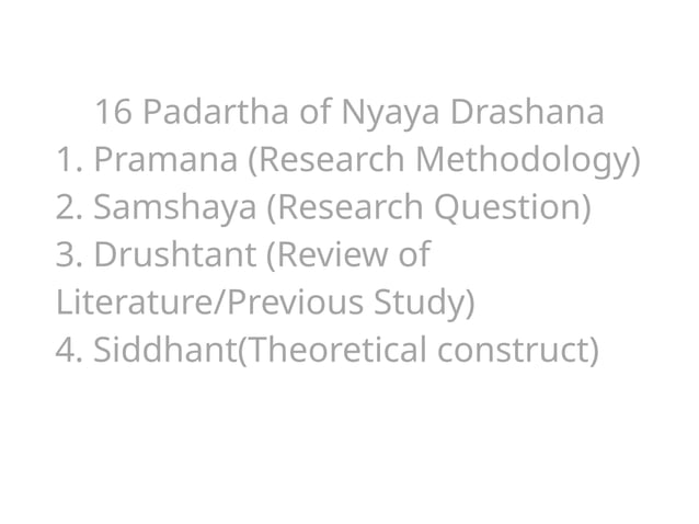 Pariksha.pptx The Ayurvedic Topic Of Padarth Vijyan | PPTX