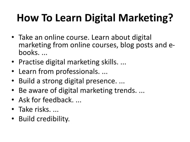 what is the purpose digital marketing ? | PPTX