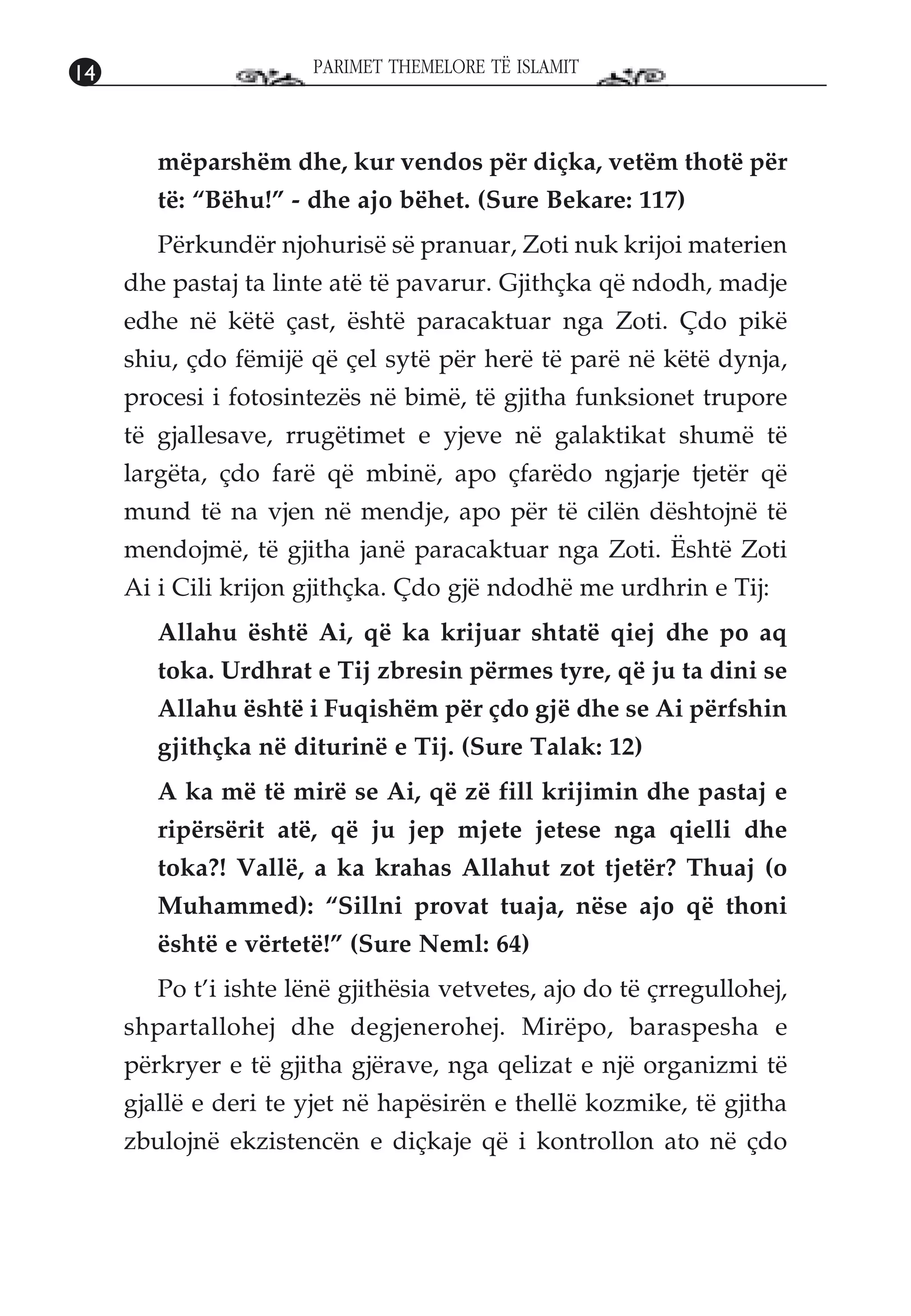Parimet themelore të islamit. albanian (shqip) | PDF