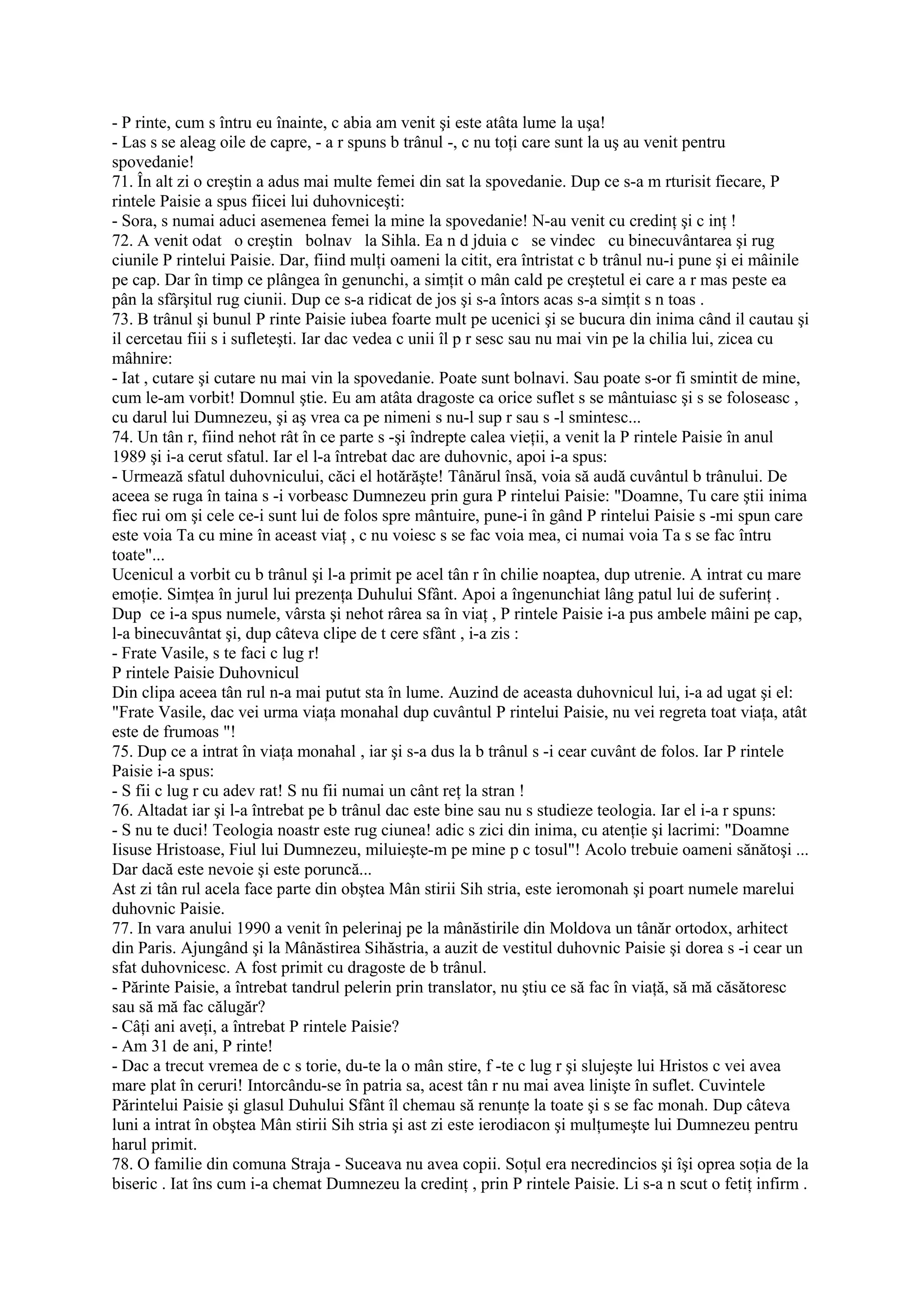 Ioanichie Balan _Parintele Paisie Duhovnicul | DOC