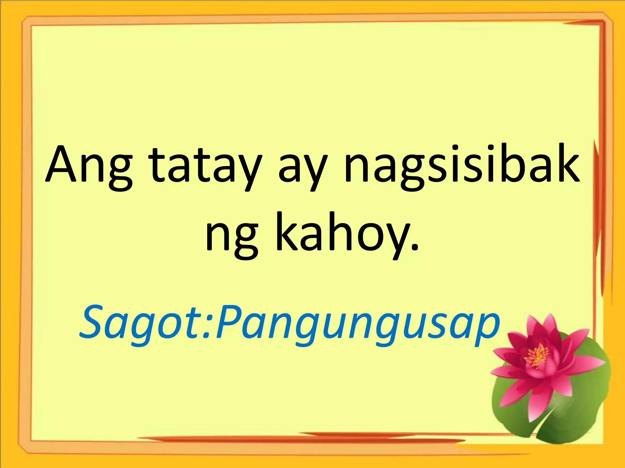 Parirala at pangungusap | PPTX