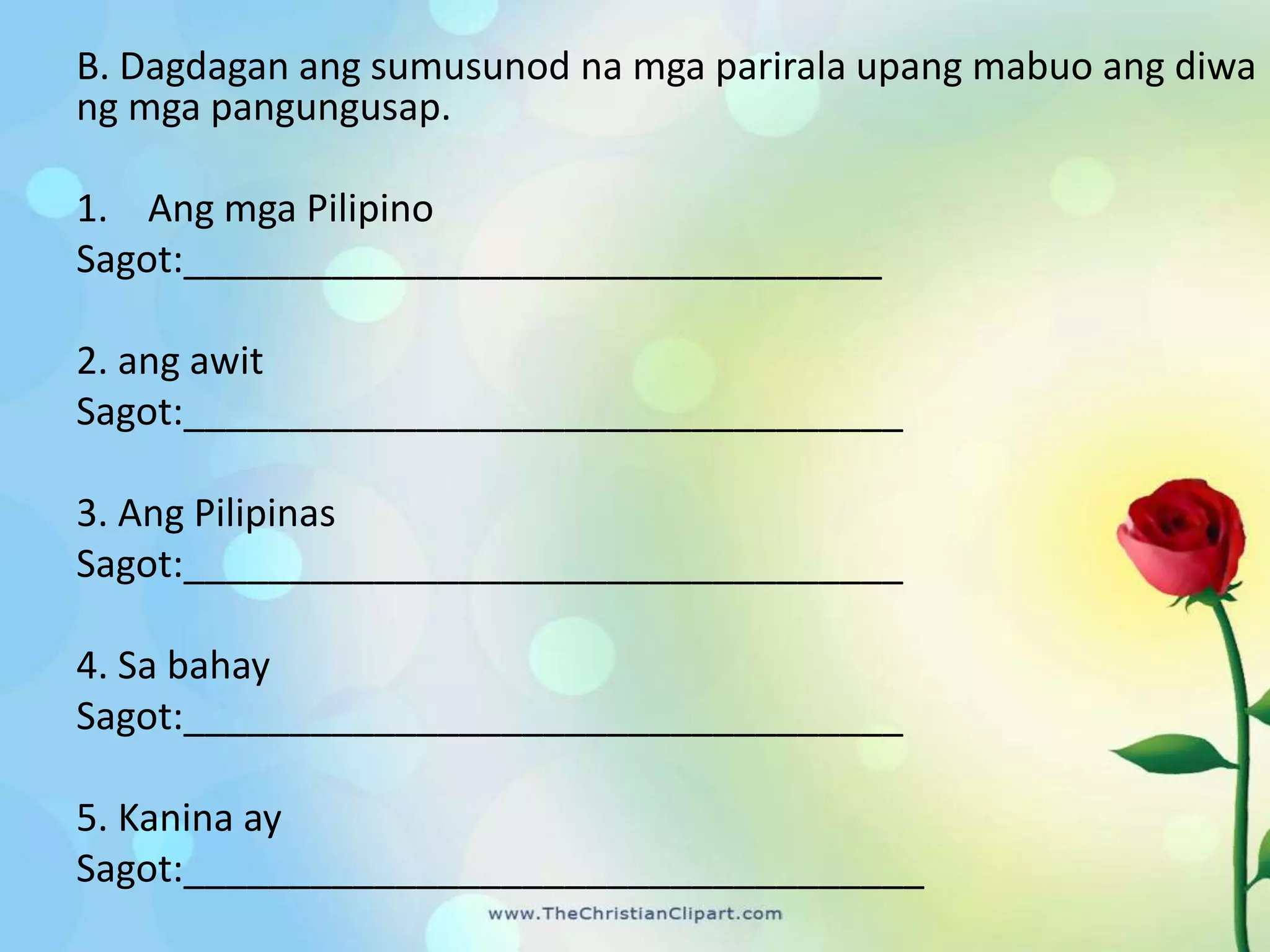 Parirala at pangungusap | PPTX