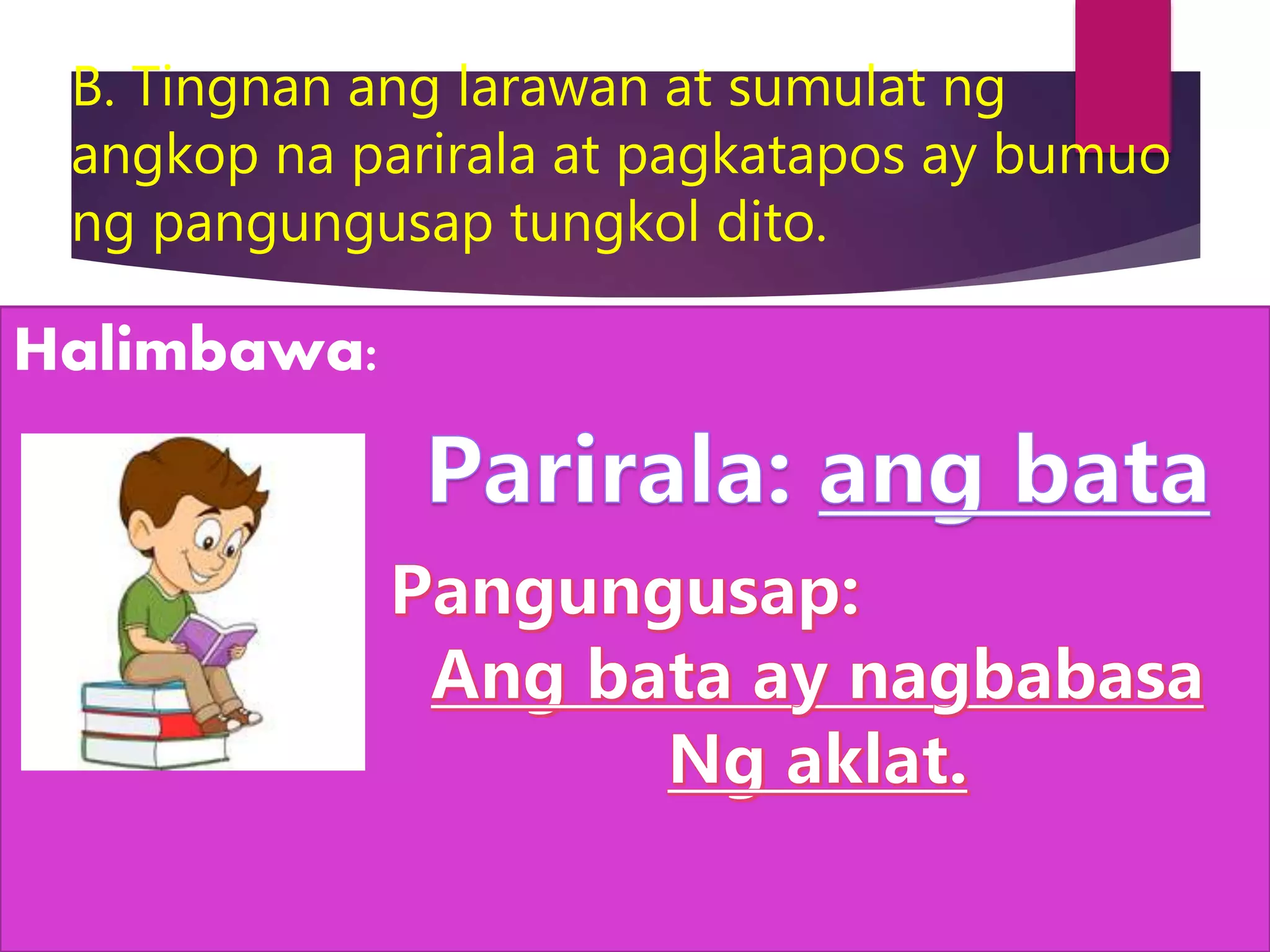 Parirala at pangungusap | PPTX