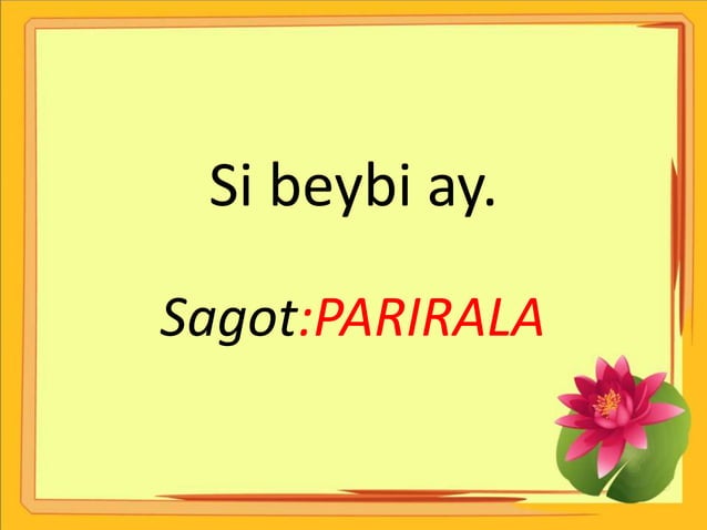 Parirala at pangungusap | PPTX