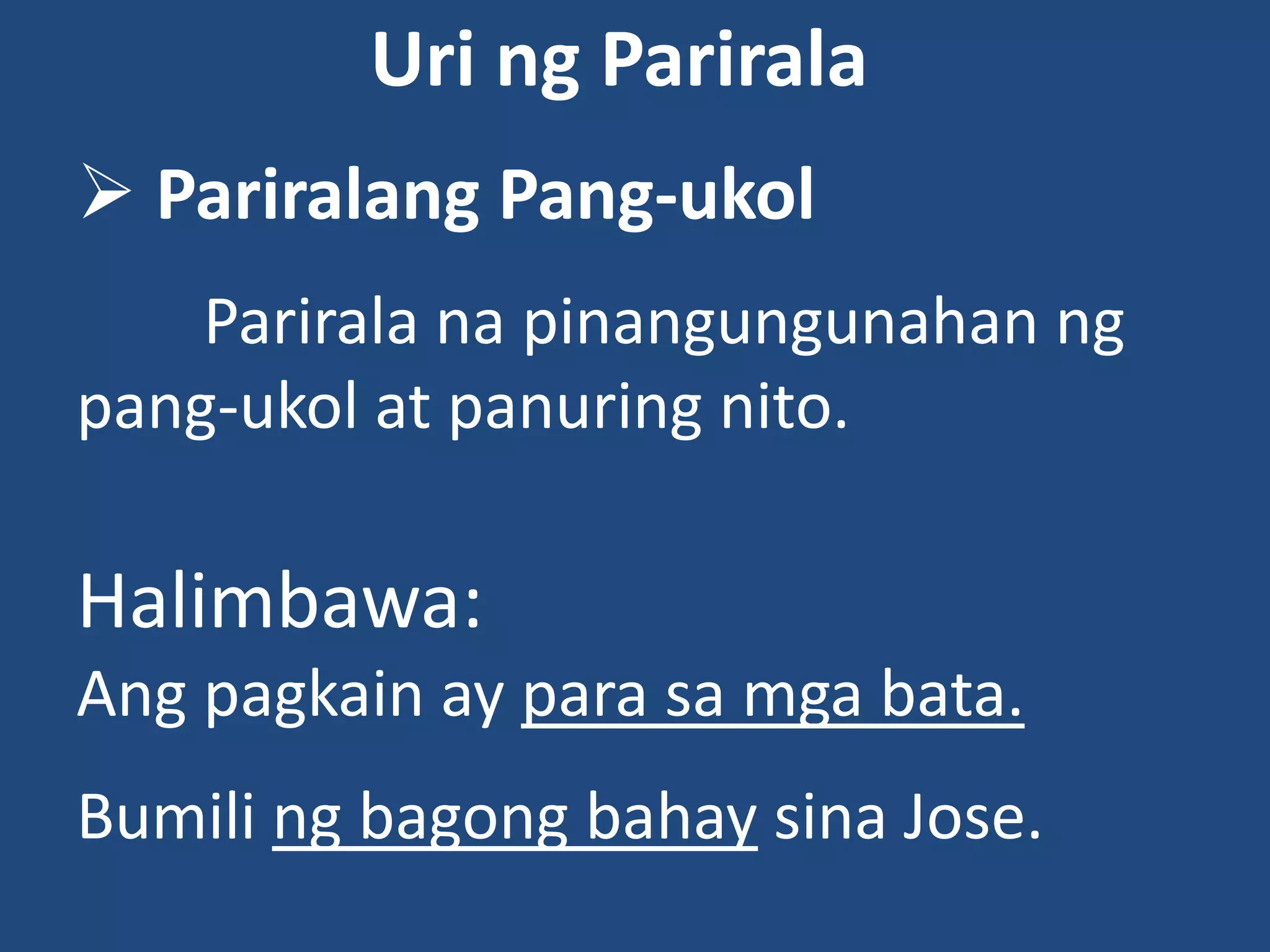 Parirala At Uri Nito | PPTX