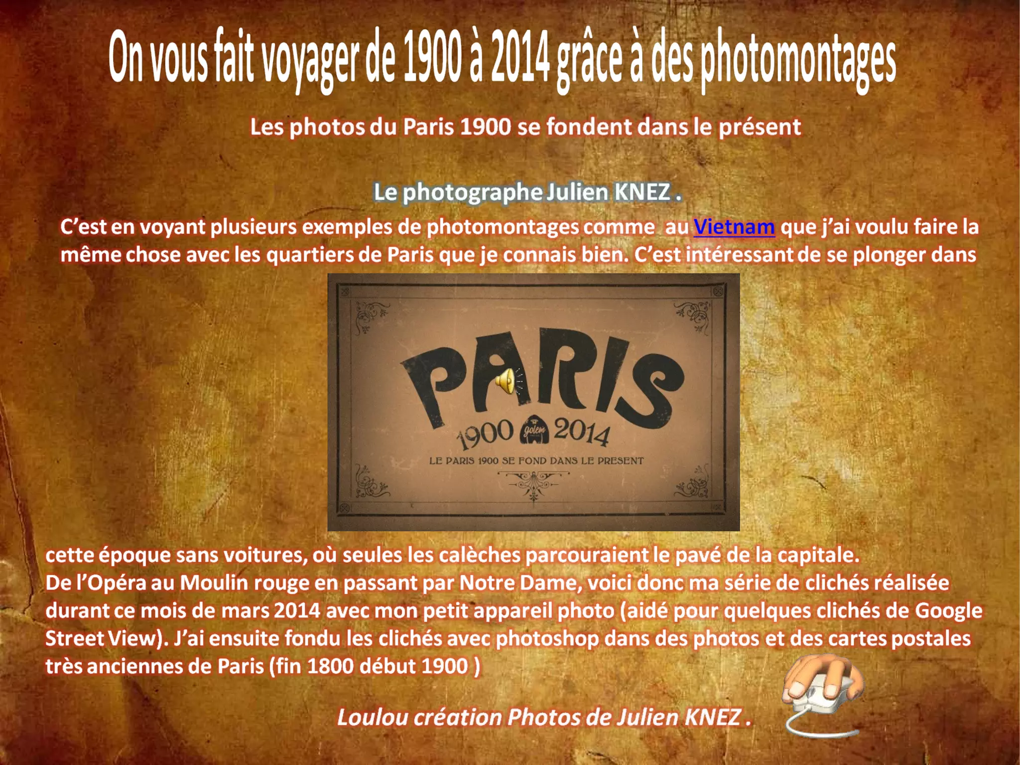 Paris 1900-.-2014-photomontages | PPS
