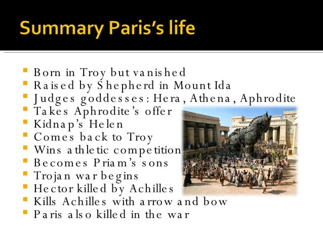 Paris Prince Of Troy | PPT | Death, Injury, or Military Conflict ...