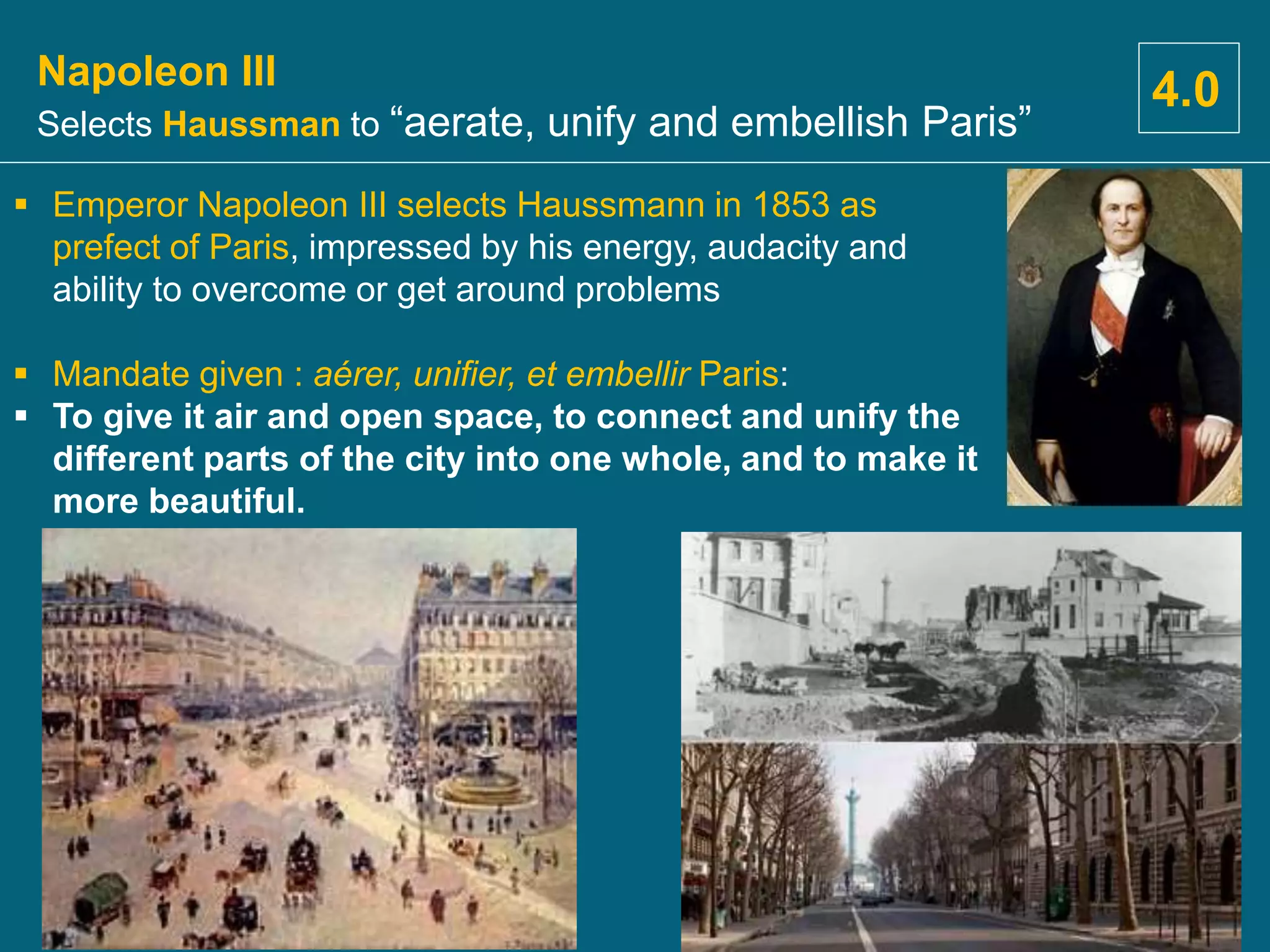 Paris - the international city -Architecture and Planning | PPTX