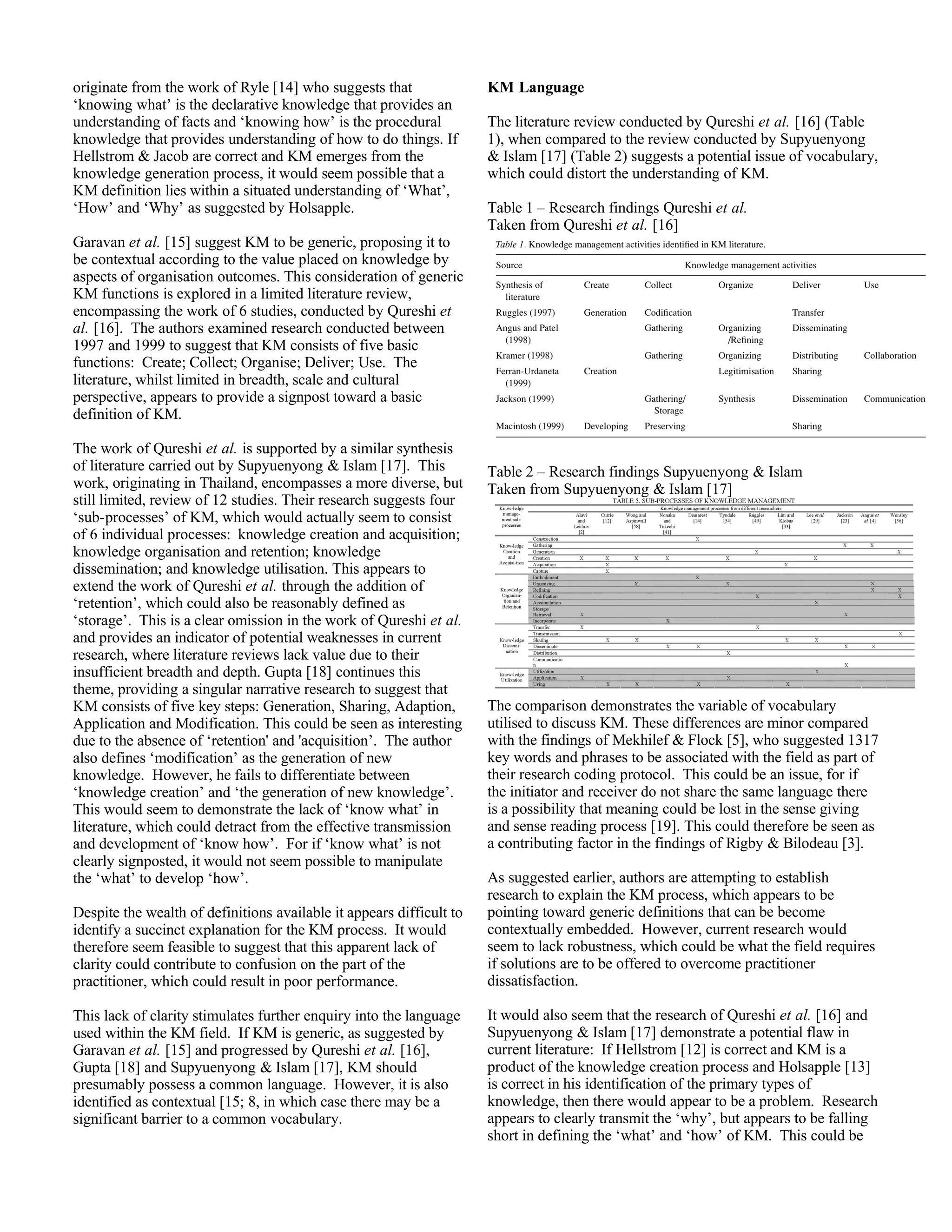 Paris 09 Knowledge Management Identifying The Functions And Enablers ...