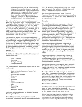 Paris 09 Knowledge Management Identifying The Functions And Enablers For The Successful ...