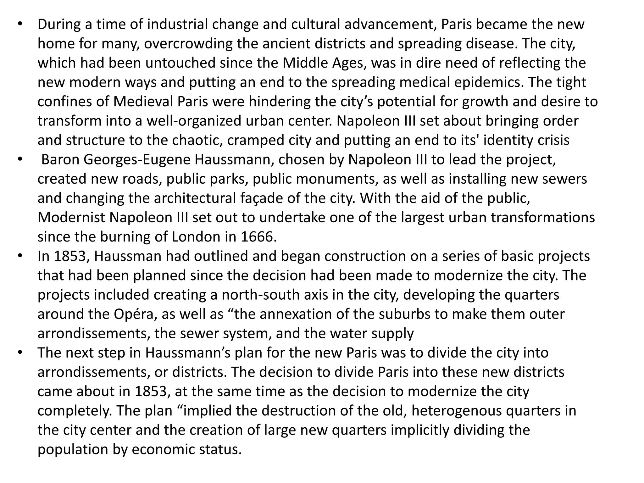 Paris- town planning | PPTX
