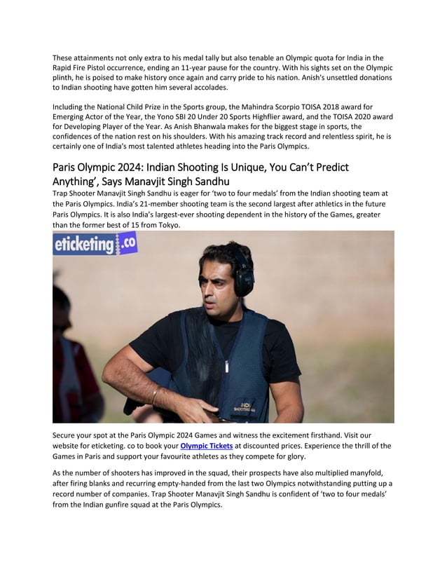 Paris 2024 Anish Bhanwala India's Shooting star gears up for Paris Olympic.pdf
