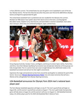Paris 2024 Olympic Basketball Brackets Announced ahead of Olympic Paris.pdf