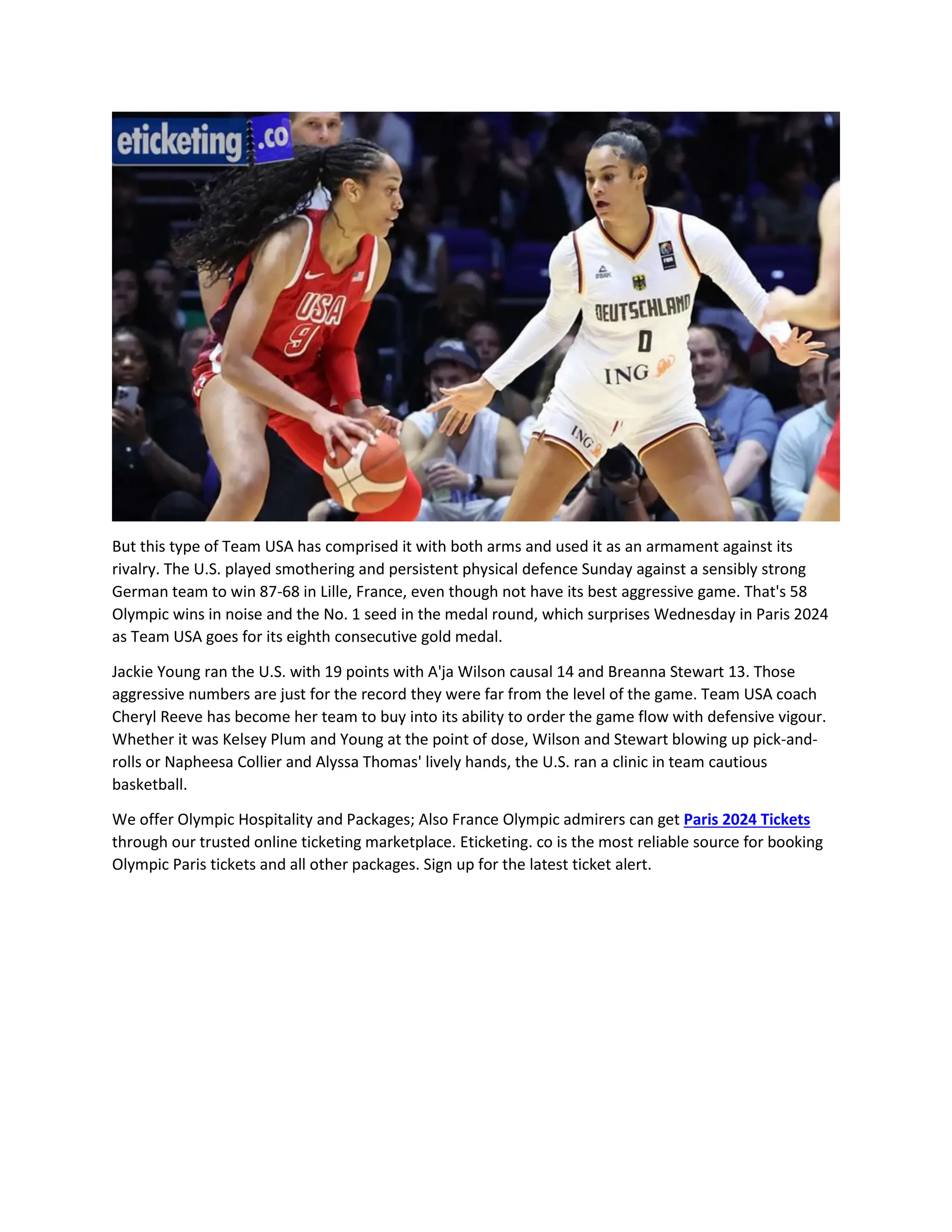 Paris 2024 U.S.A. Basketball Is Still an Awkward Fit at the Paris ...