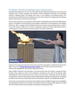 Paris 2024 Unprecedented Seine River Opening Ceremony for Paris Olympic Games.pdf