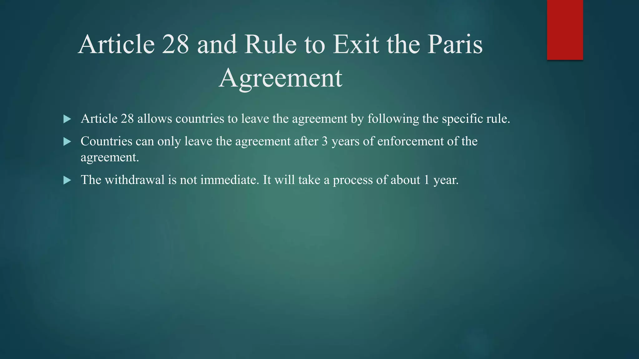 Paris agreement 2015 | PPTX