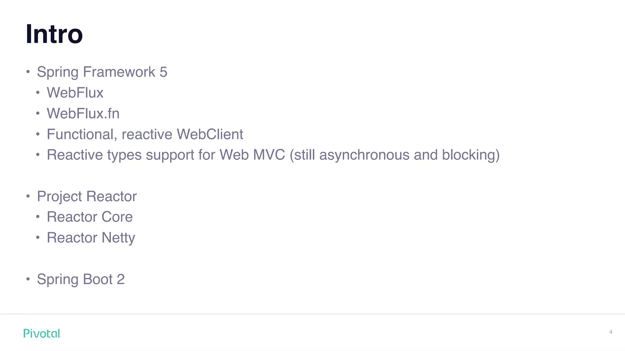 Benefits of Reactive Programming with Reactor and Spring Boot 2 - Violeta Georgieva | PPT