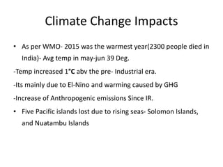 India and Paris Deal | PPTX