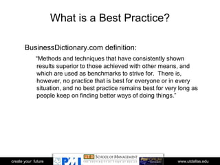 Continuous Project Mgmt Improvement through Best Practices | PDF