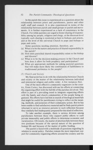 Parish community theological questions | PDF