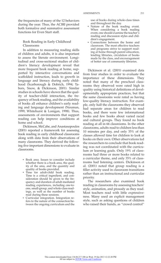 Reading Assessments in Kindergarten through Third Grade: Findings from ...