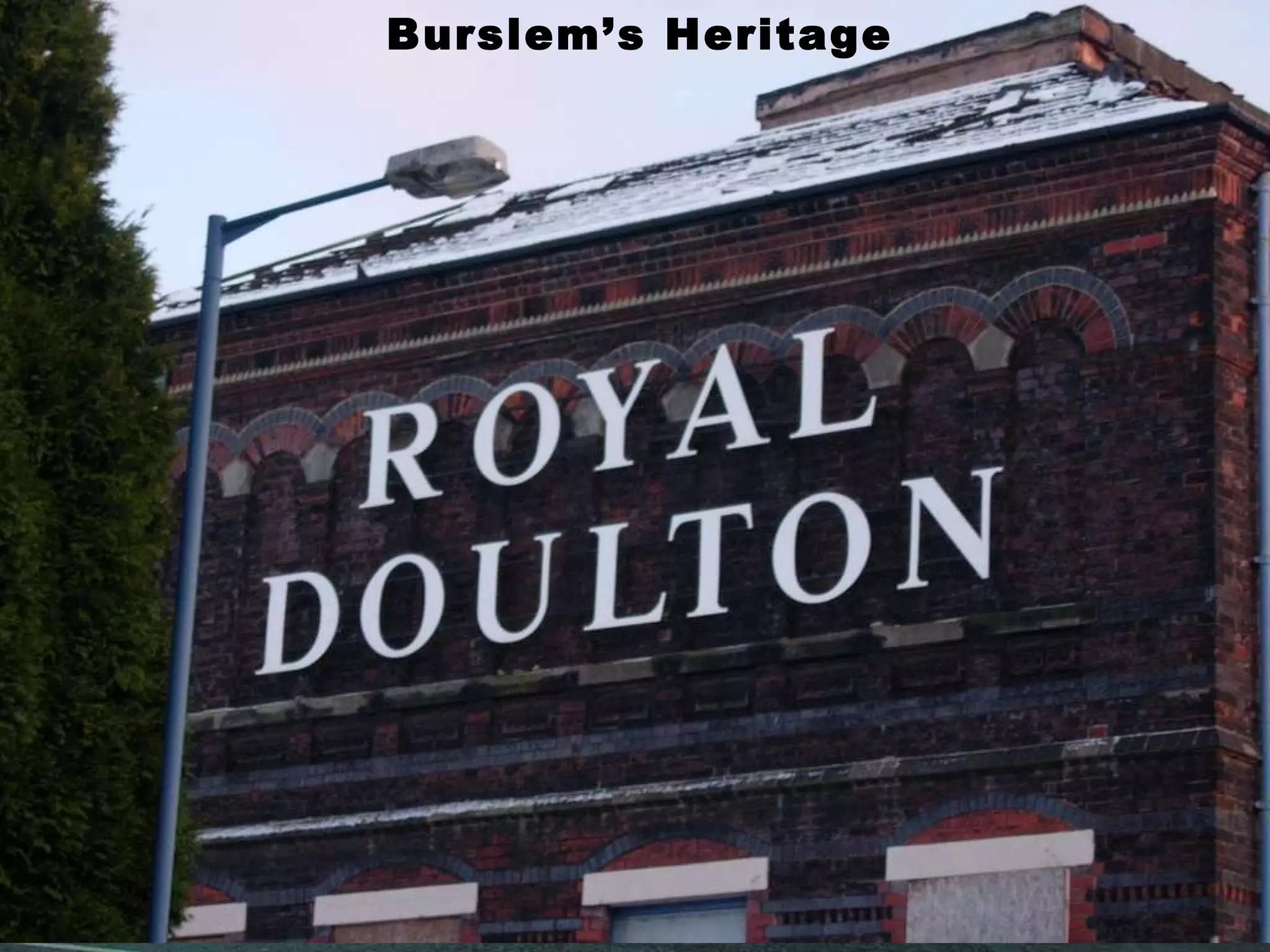 The Community and area St John's Burslem serves | PPT