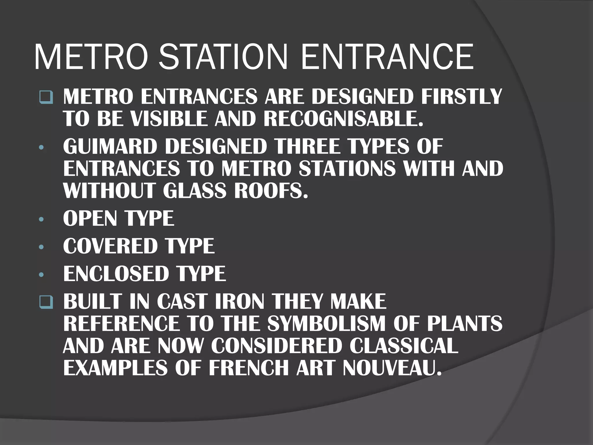 Paris metro station entrance | PDF
