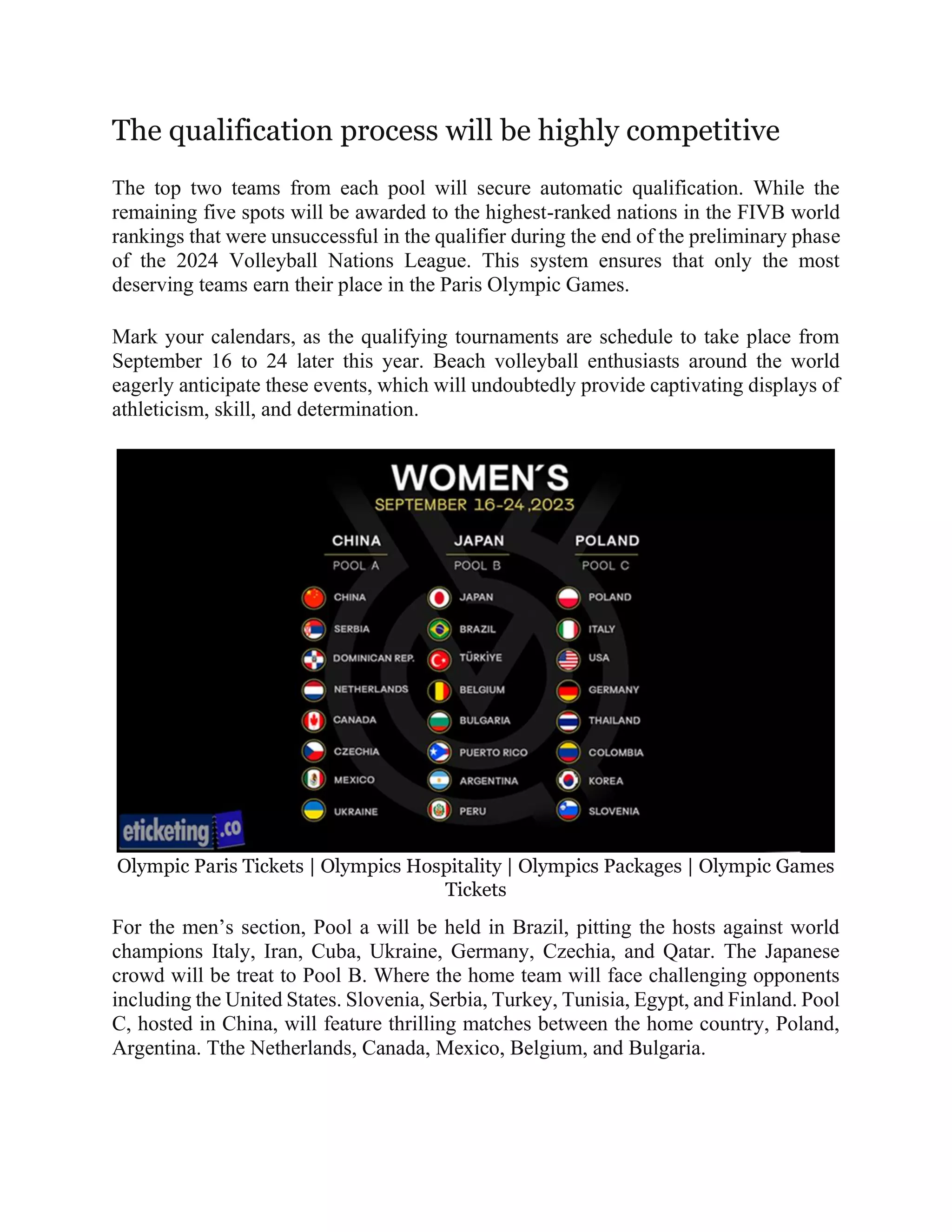 Paris Olympic Enhancing Olympic Beach Volleyball Video Challenge System ...