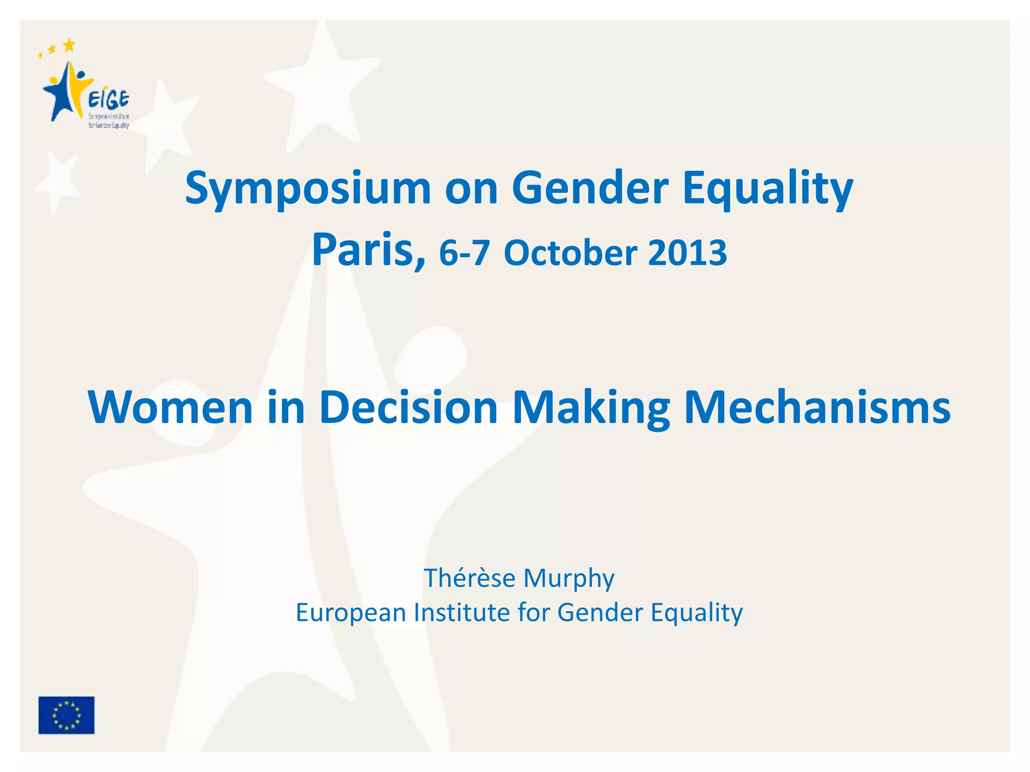 Women in Decision Making Mechanisms | PPTX