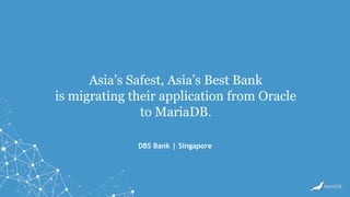 Replacing Oracle Database at an International Bank | PPT