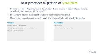 Replacing Oracle Database at an International Bank | PDF