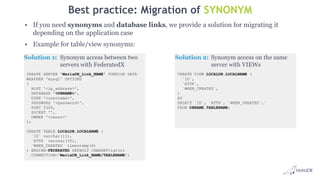 Replacing Oracle Database at an International Bank | PPT