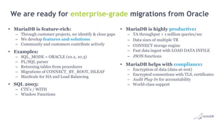 Replacing Oracle Database at an International Bank | PPT