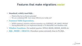 Replacing Oracle Database at an International Bank | PPT