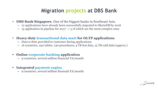 Replacing Oracle Database at an International Bank | PPT